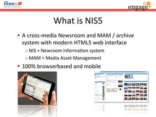 Nis presentation engage 2014 03-17 b | PDF | Browsers | Computer Software and Applications