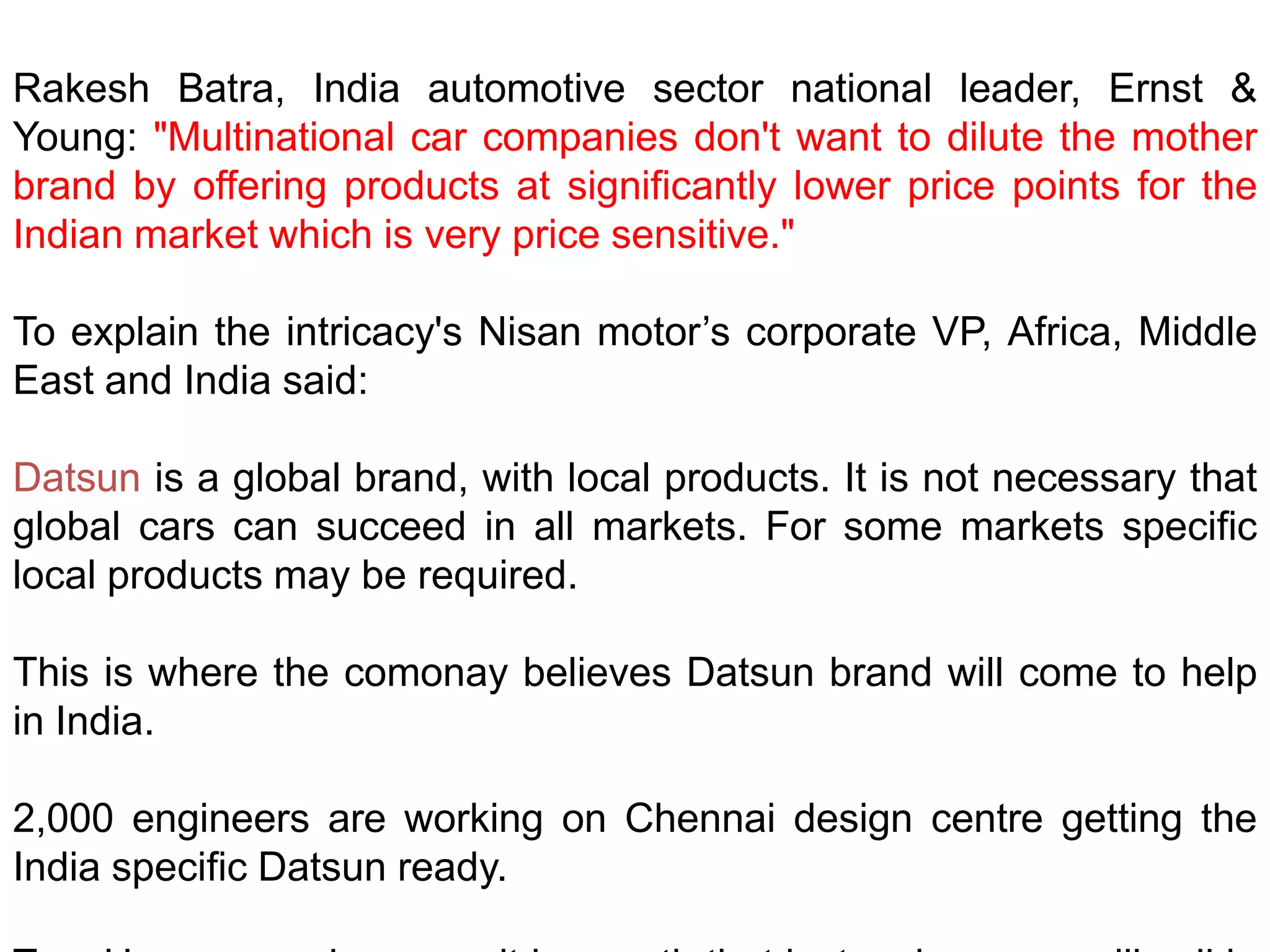 India's love for value and price sensitivity, Passenger Car Context ...