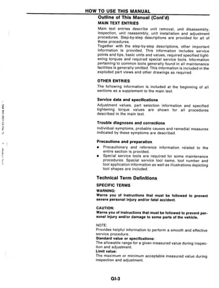 Nissan forklift electric p01 series service repair manual | PDF