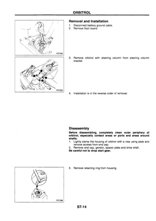 Nissan forklift electric q02 series service repair manual | PDF