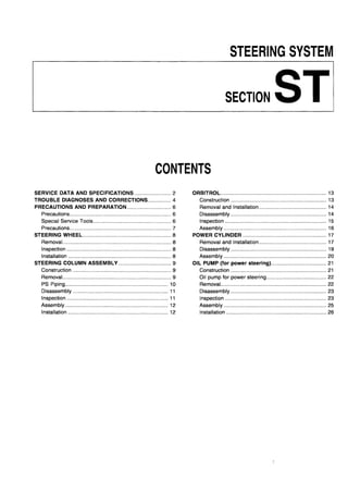 Nissan forklift electric q02 series service repair manual | PDF