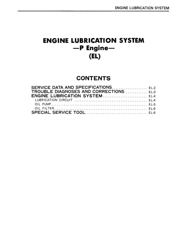 Nissan forklift internal combustion f03 series service repair manual | PDF
