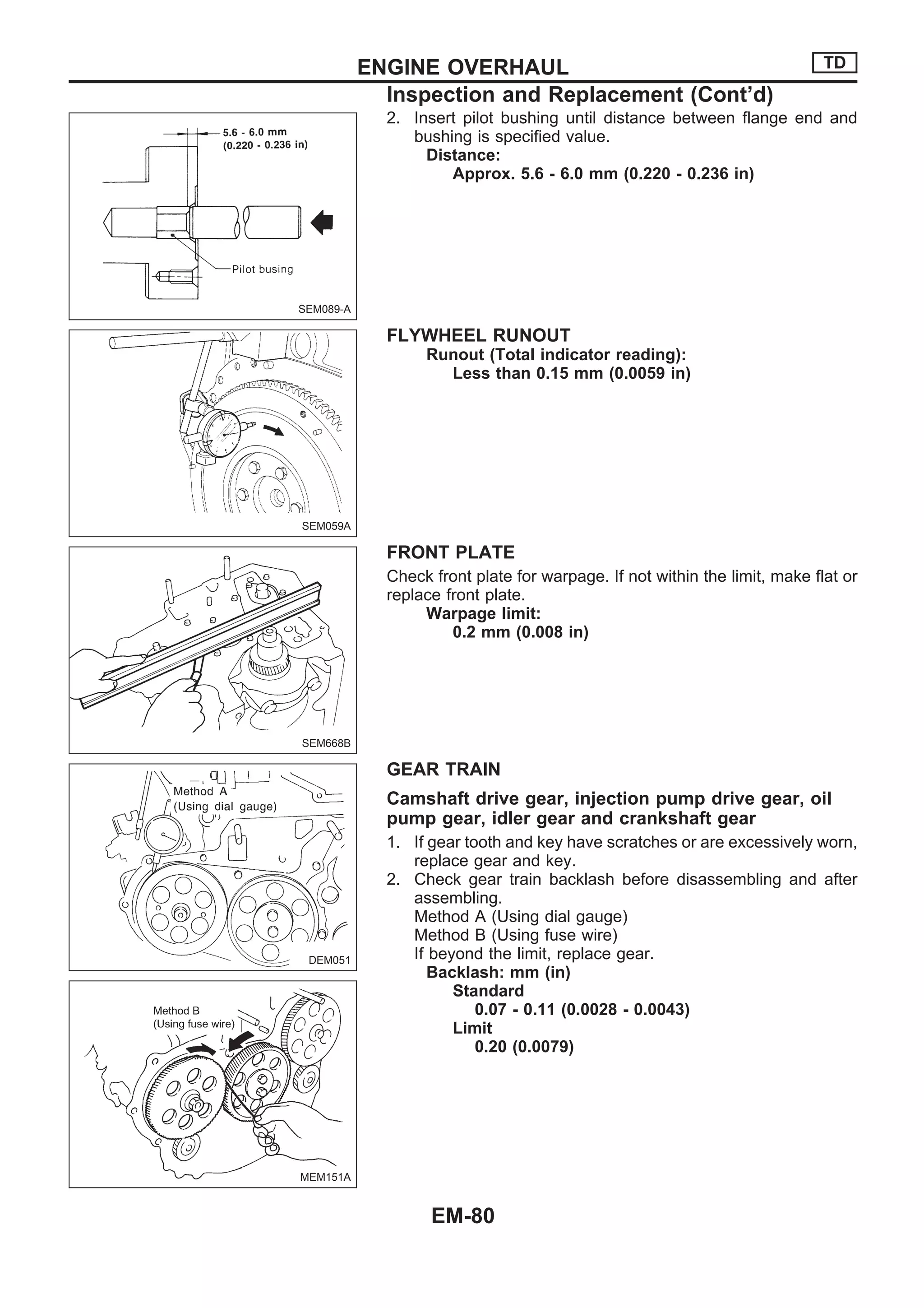 Nissan qd32 engine_service_manual | PDF