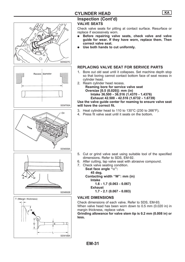 Nissan qd32 engine_service_manual | PDF