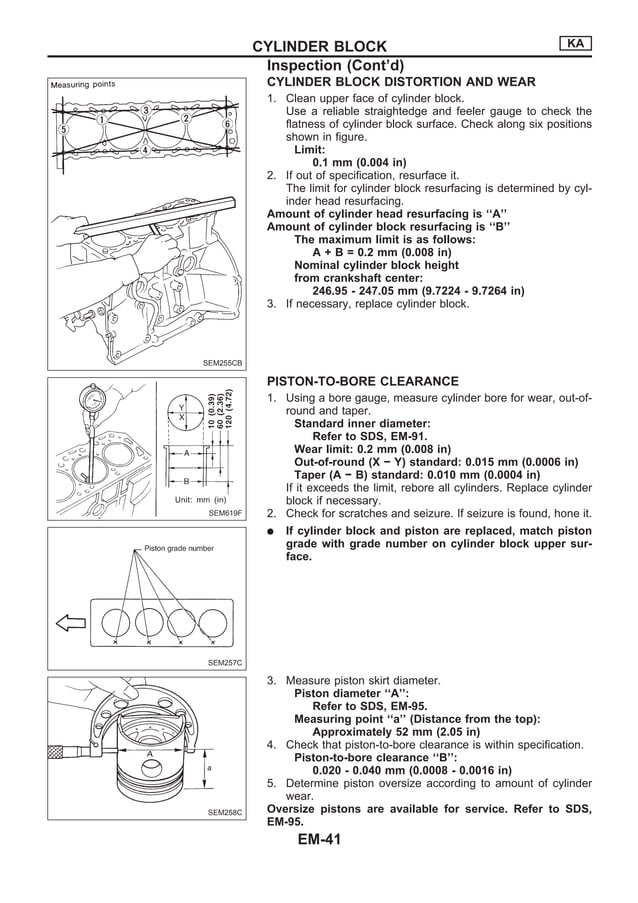 Nissan qd32 engine_service_manual | PDF