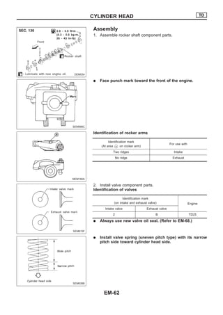 Nissan qd32 engine_service_manual | PDF