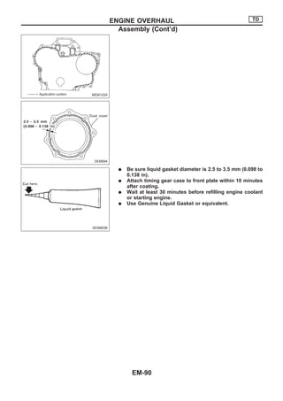 Nissan qd32 engine_service_manual | PDF