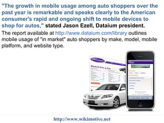 Nissan to place QR Codes on Window Stickers - Wikimotive | PPT