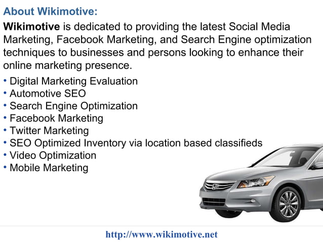 Nissan to place QR Codes on Window Stickers - Wikimotive | PPT