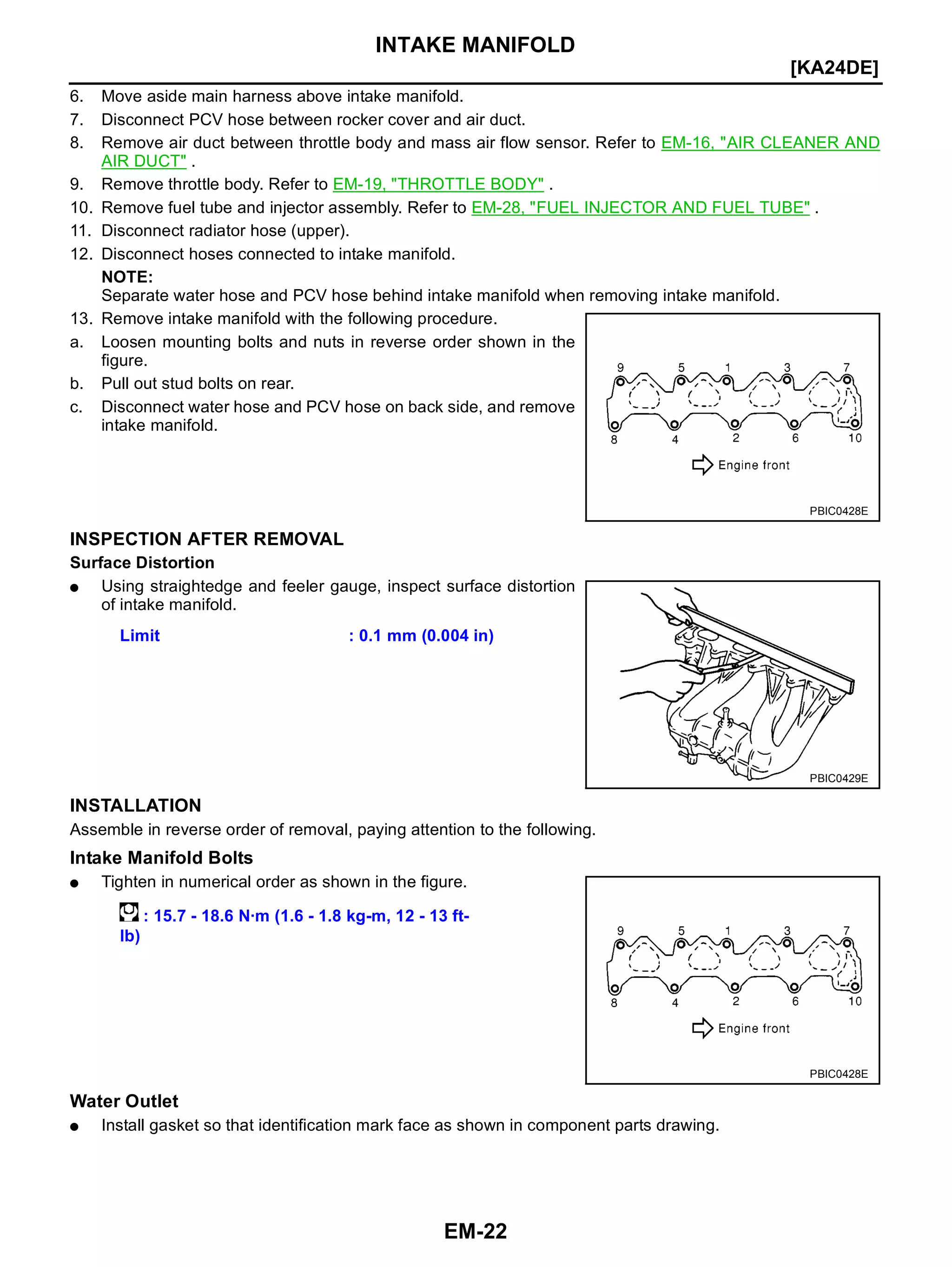 Nissan zd30 dd_and_ka24de_engines_service_manual | PDF