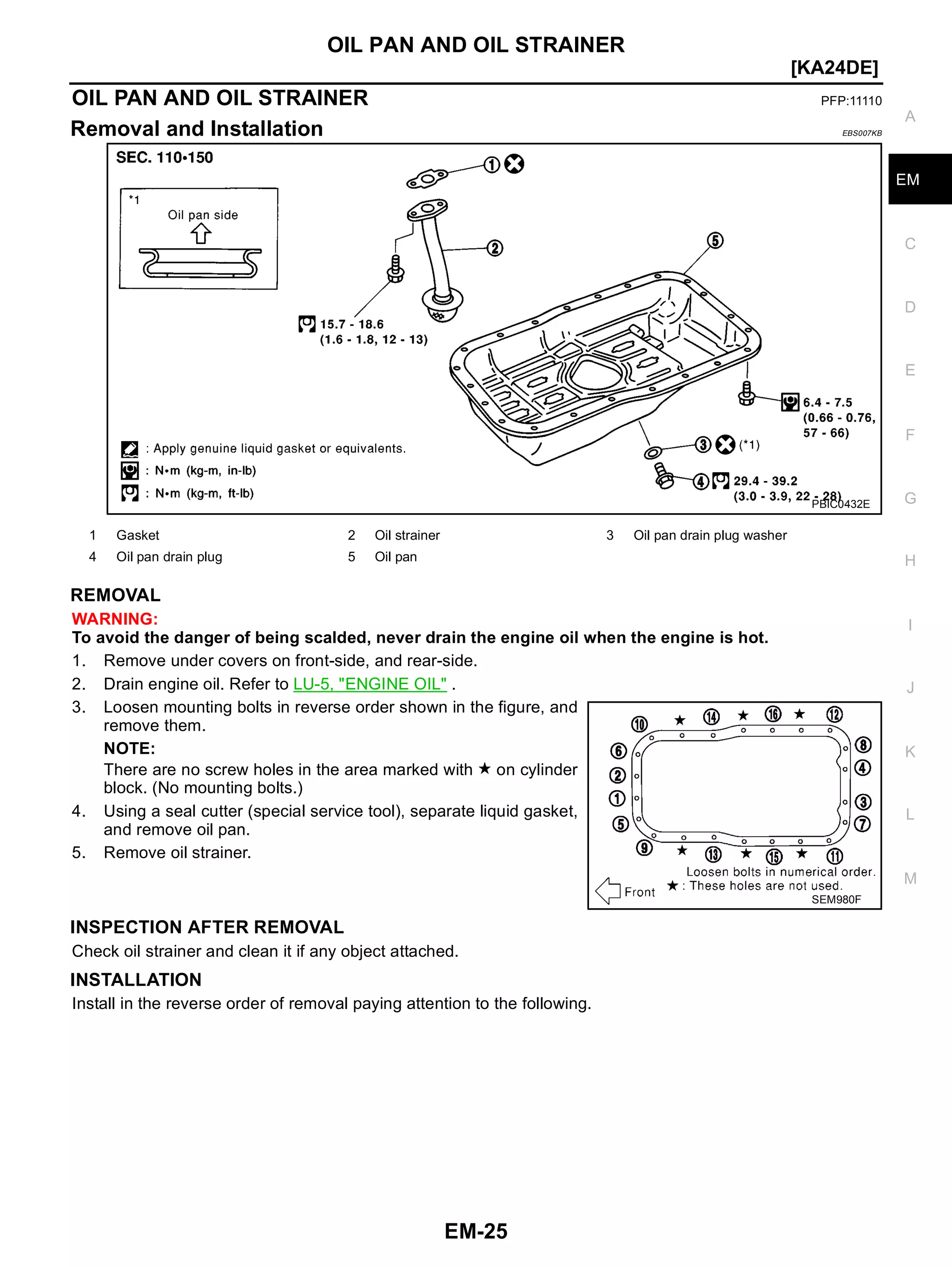 Nissan zd30 dd_and_ka24de_engines_service_manual | PDF