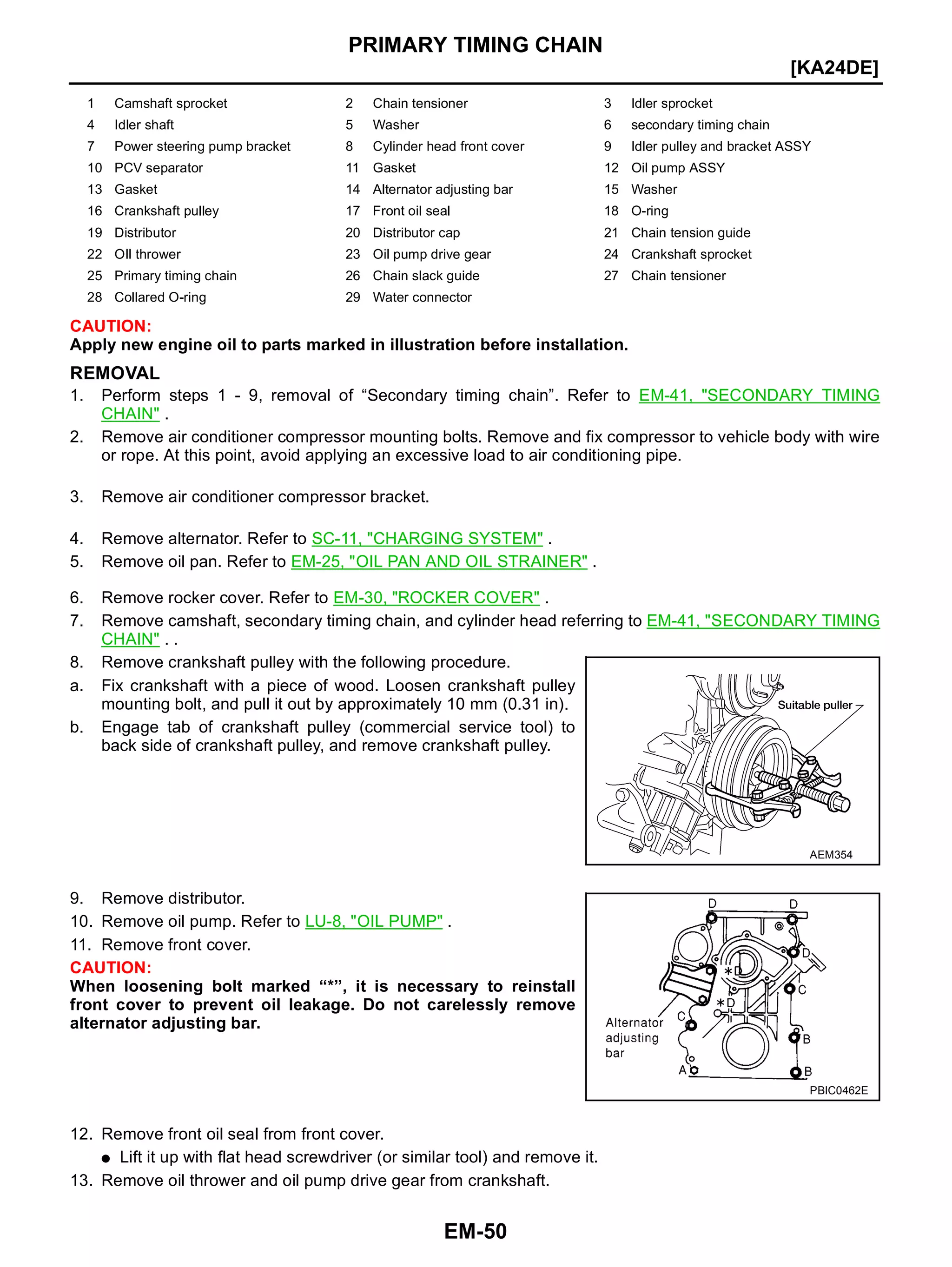 Nissan zd30 dd_and_ka24de_engines_service_manual | PDF