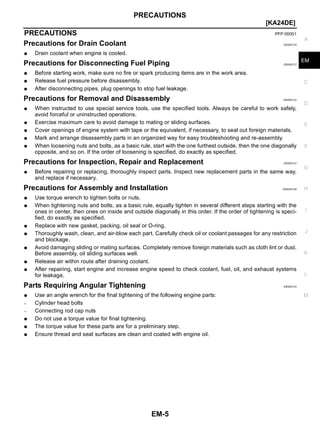 Nissan zd30 dd_and_ka24de_engines_service_manual | PDF