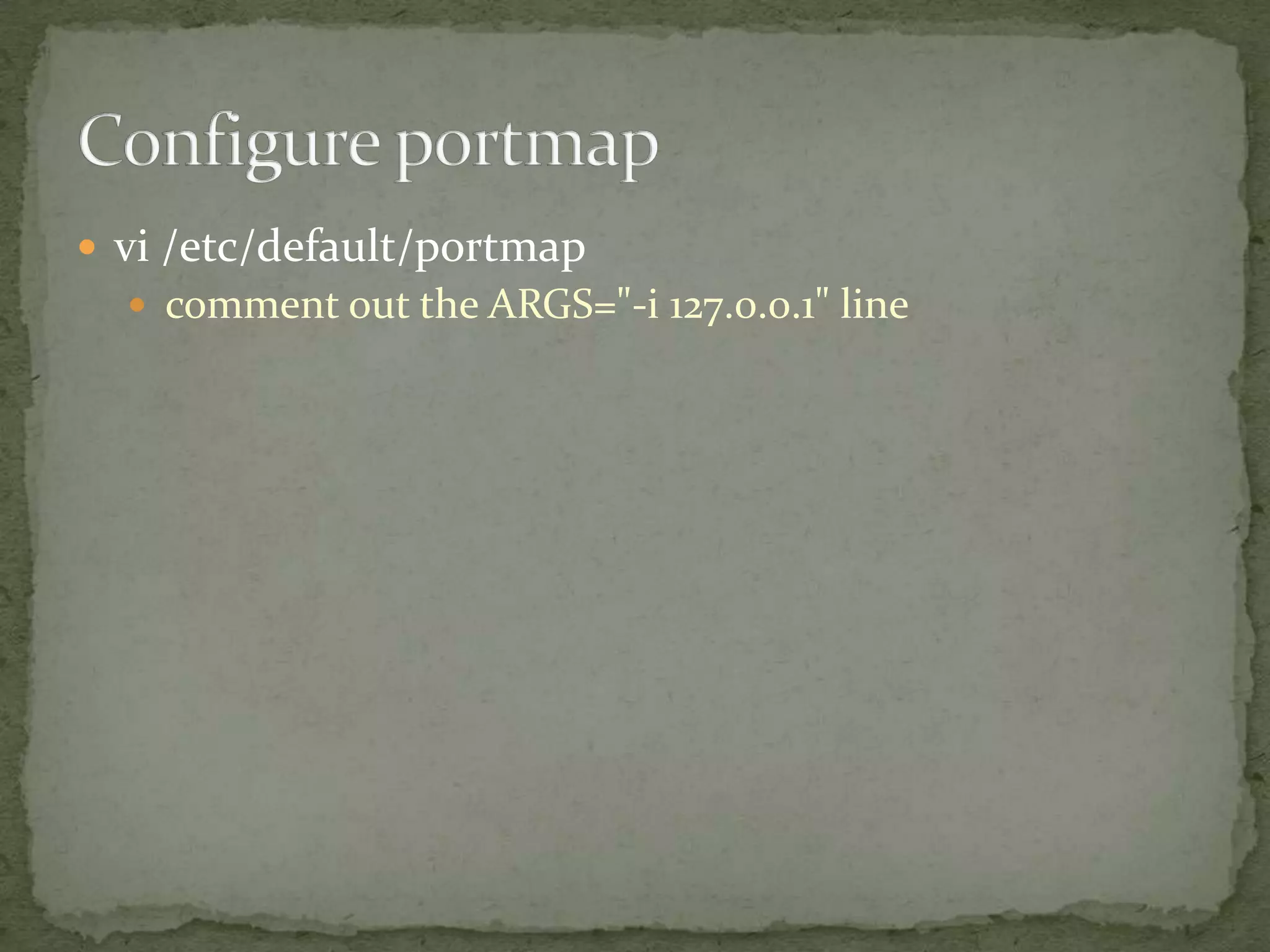 NIS server installation | PPTX