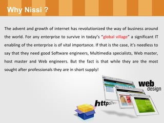 Nissi On Job Training | PPT | Web Development | Internet