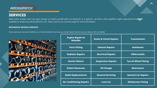 Nisswreck | PPTX | Automotive Industry | Industries