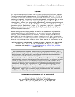 Nist.sp.800 124r1 | PDF