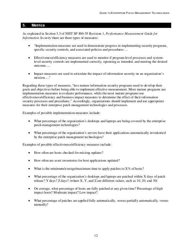 Nist Patch Management Policy Template Nist Patch Management Policy Template