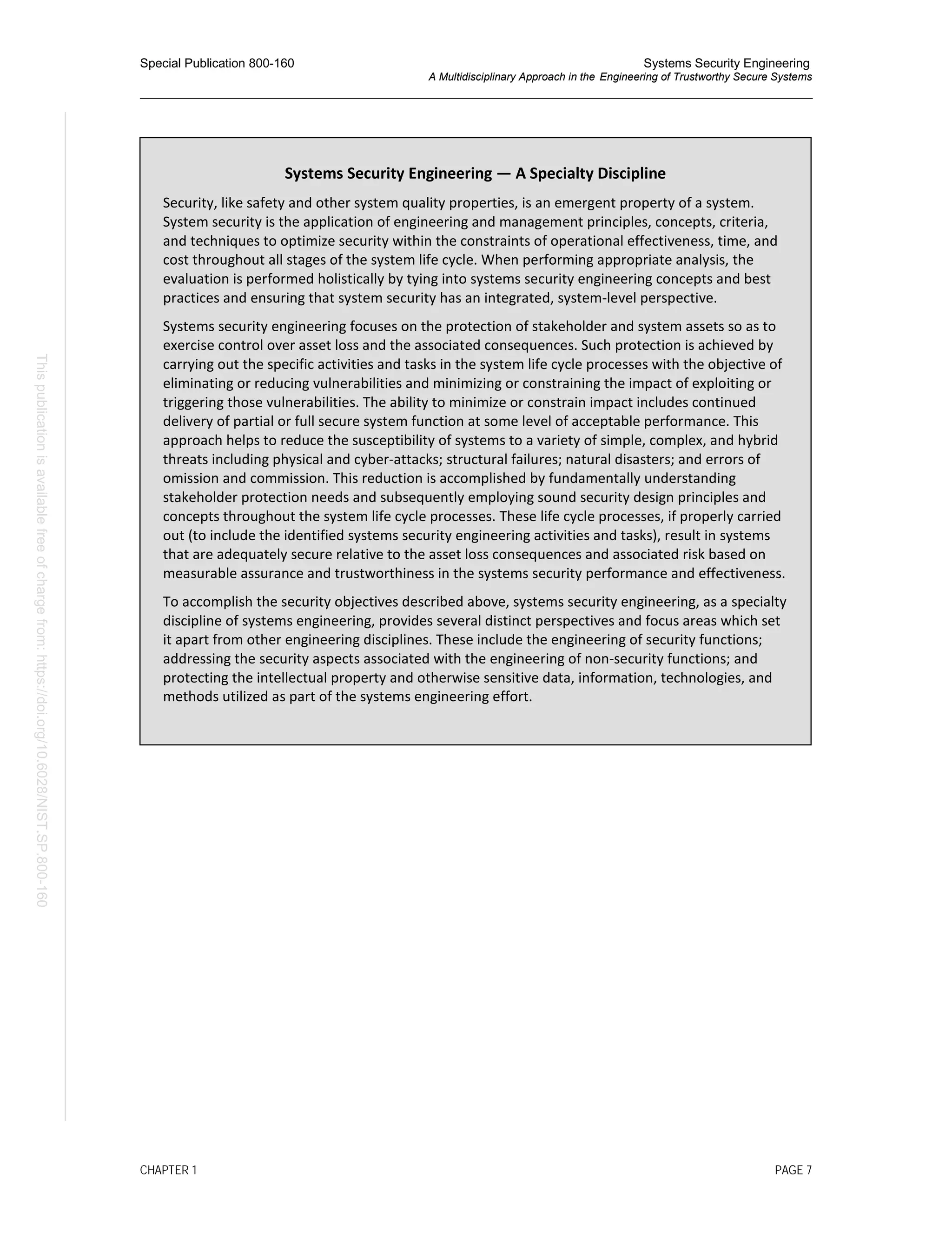 NIST releases SP 800-160 Multi-discplinary approach to cybersecurity | PDF