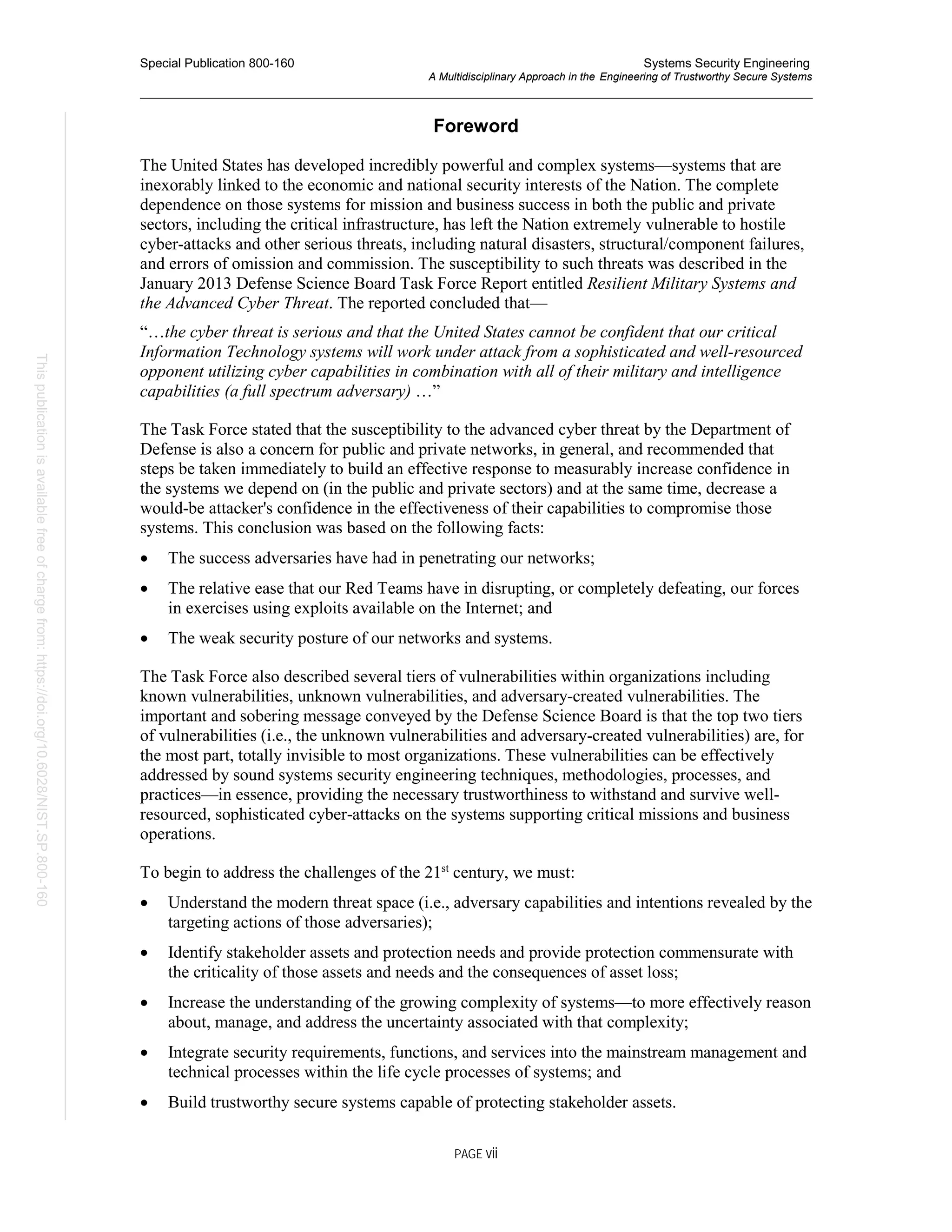 NIST releases SP 800-160 Multi-discplinary approach to cybersecurity | PDF