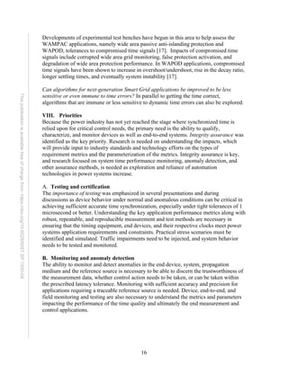 Timing Challenges in the Smart Grid | PDF