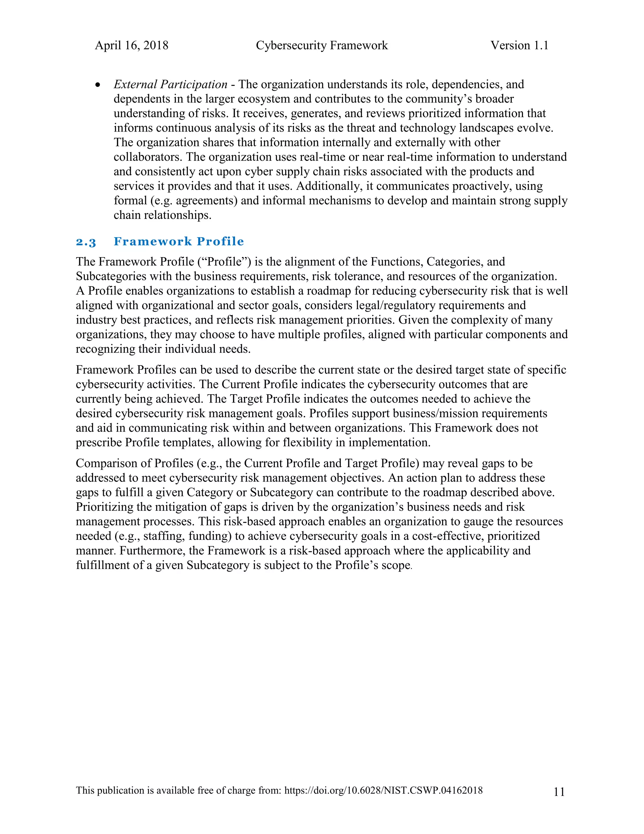 Framework for Improving Critical Infrastructure Cybersecurity - Nist.…
