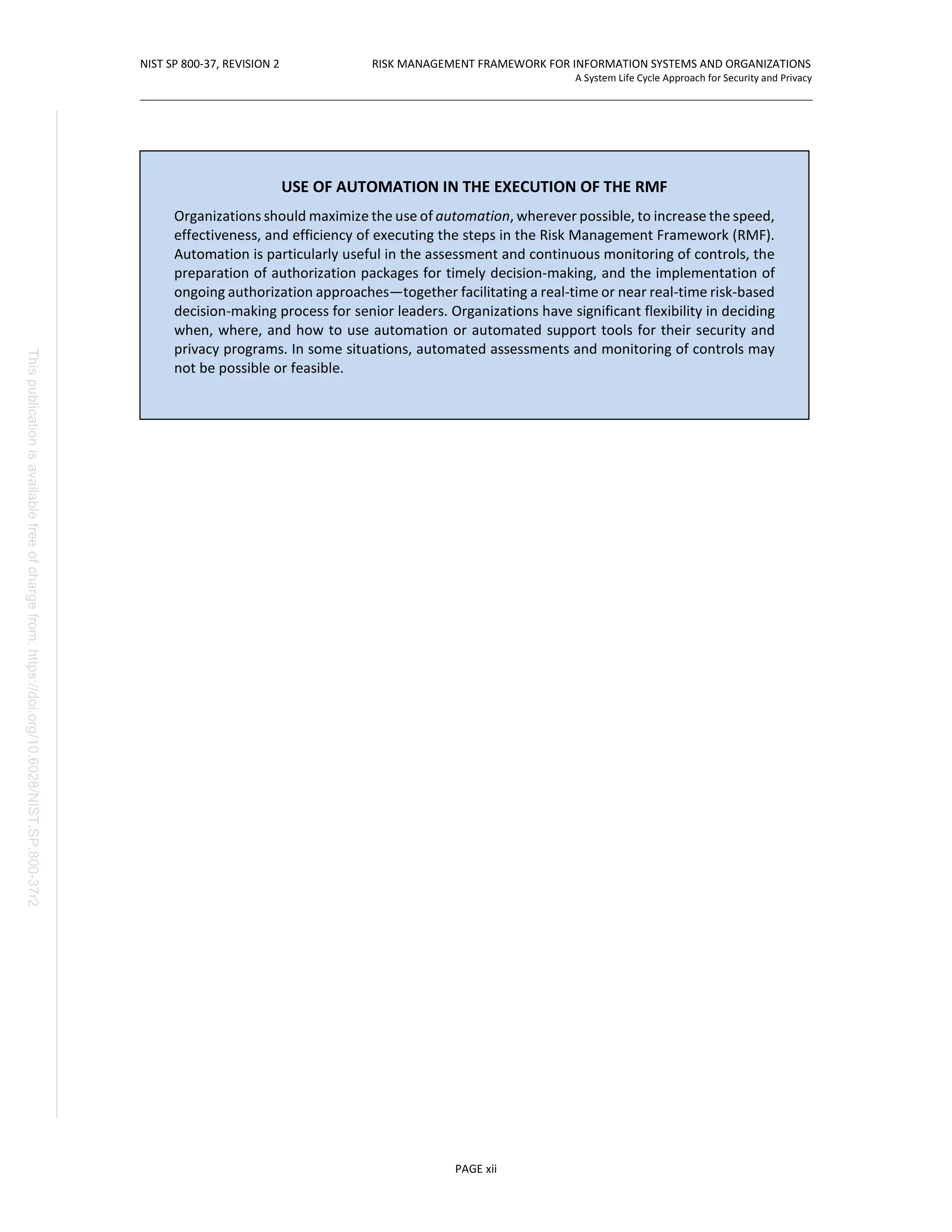 National Institute of Standards and Technology (NIST) Risk Management ...