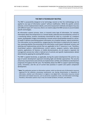 National Institute of Standards and Technology (NIST) Risk Management ...