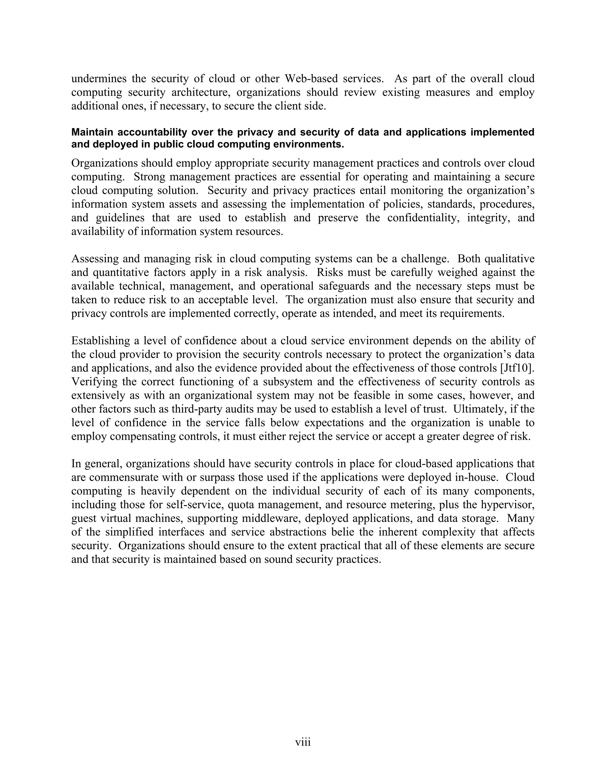 Guidelines on Security and Privacy in Public Cloud Computing | PDF