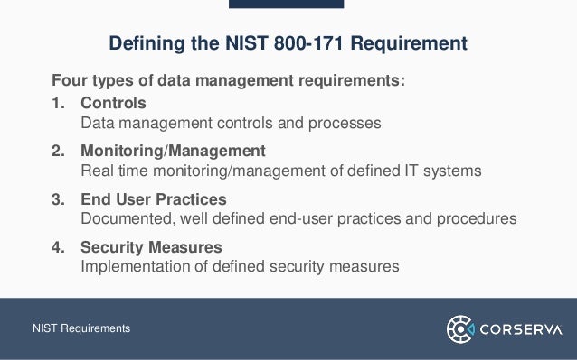 How to Comply with NIST 800-171