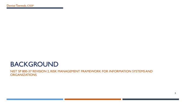 Understanding the NIST Risk Management Framework: 800-37 Rev. 2 | PDF