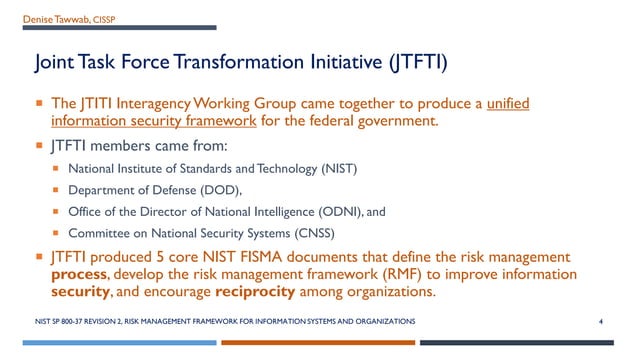 Understanding the NIST Risk Management Framework: 800-37 Rev. 2 | PDF