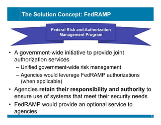 Federal Risk and Authorization Management Program (FedRAMP) | PDF