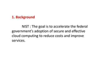 NIST Cloud Computing Reference Architecture | PPTX