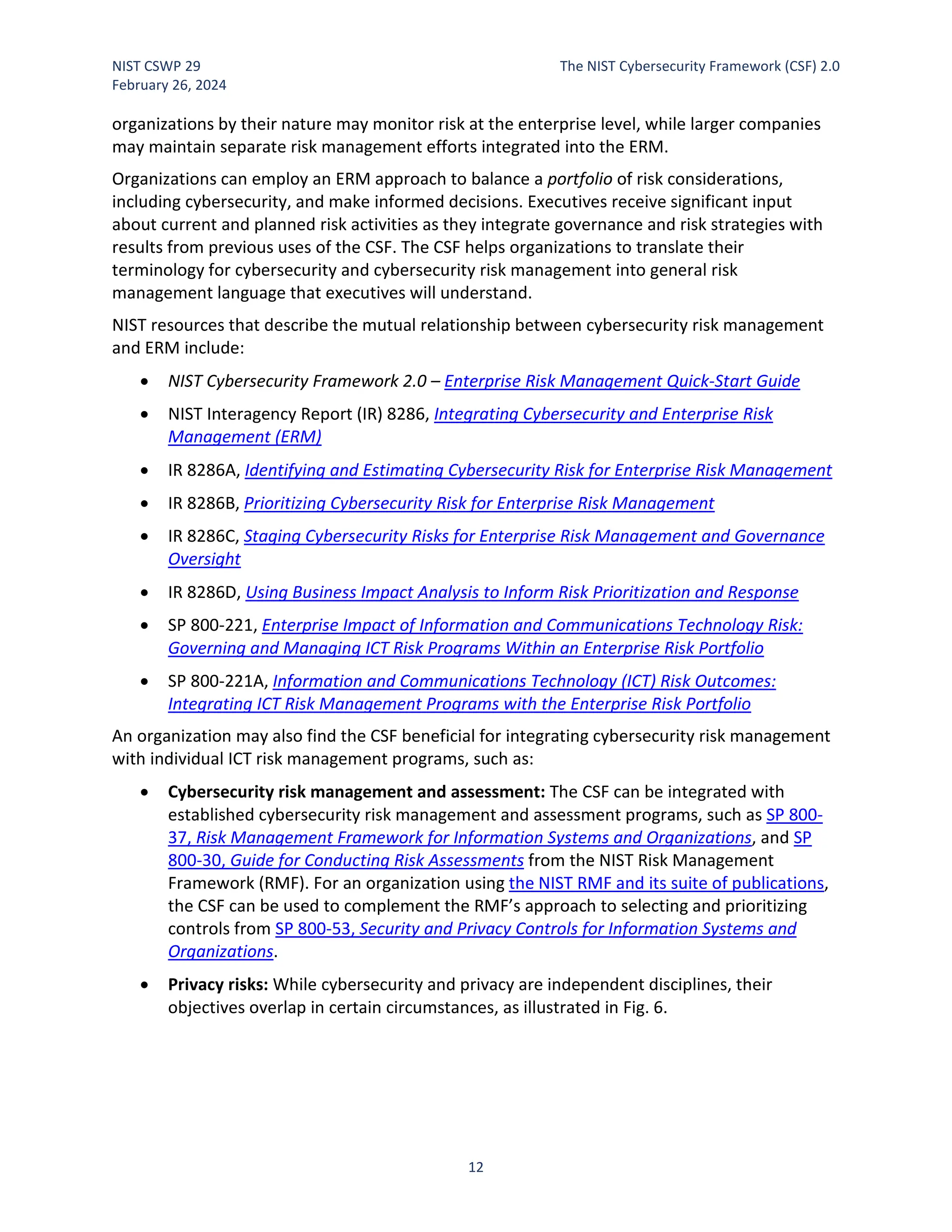 National Institute of Standards and Technology (NIST) Cybersecurity ...