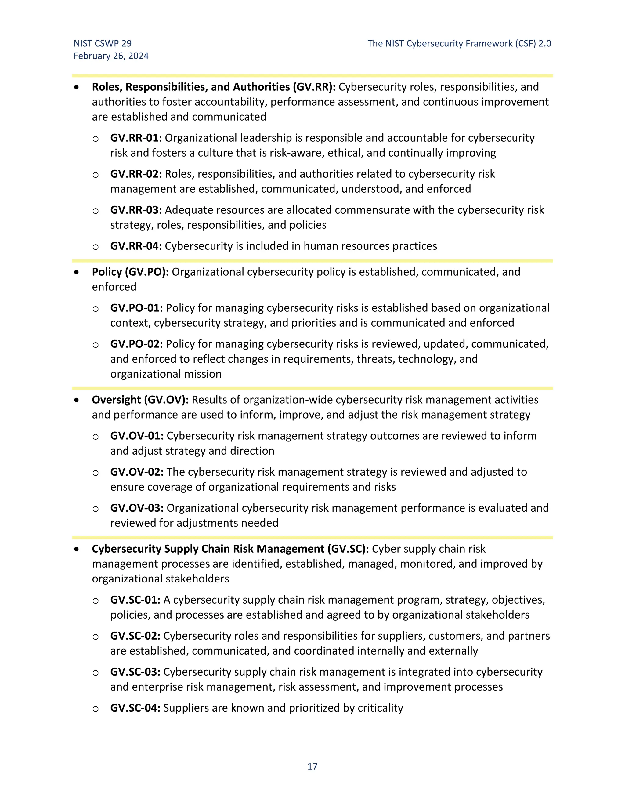 National Institute of Standards and Technology (NIST) Cybersecurity ...