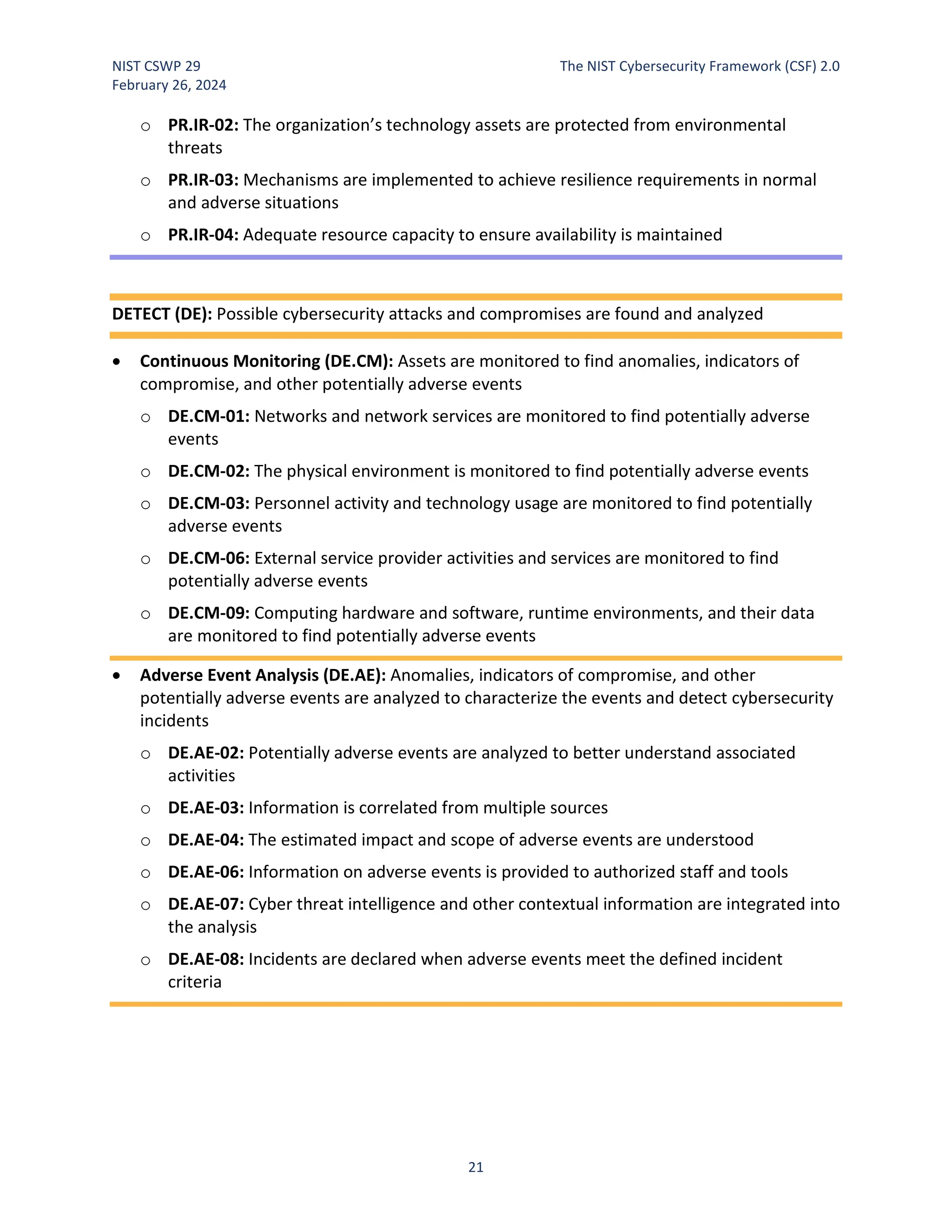 National Institute of Standards and Technology (NIST) Cybersecurity ...