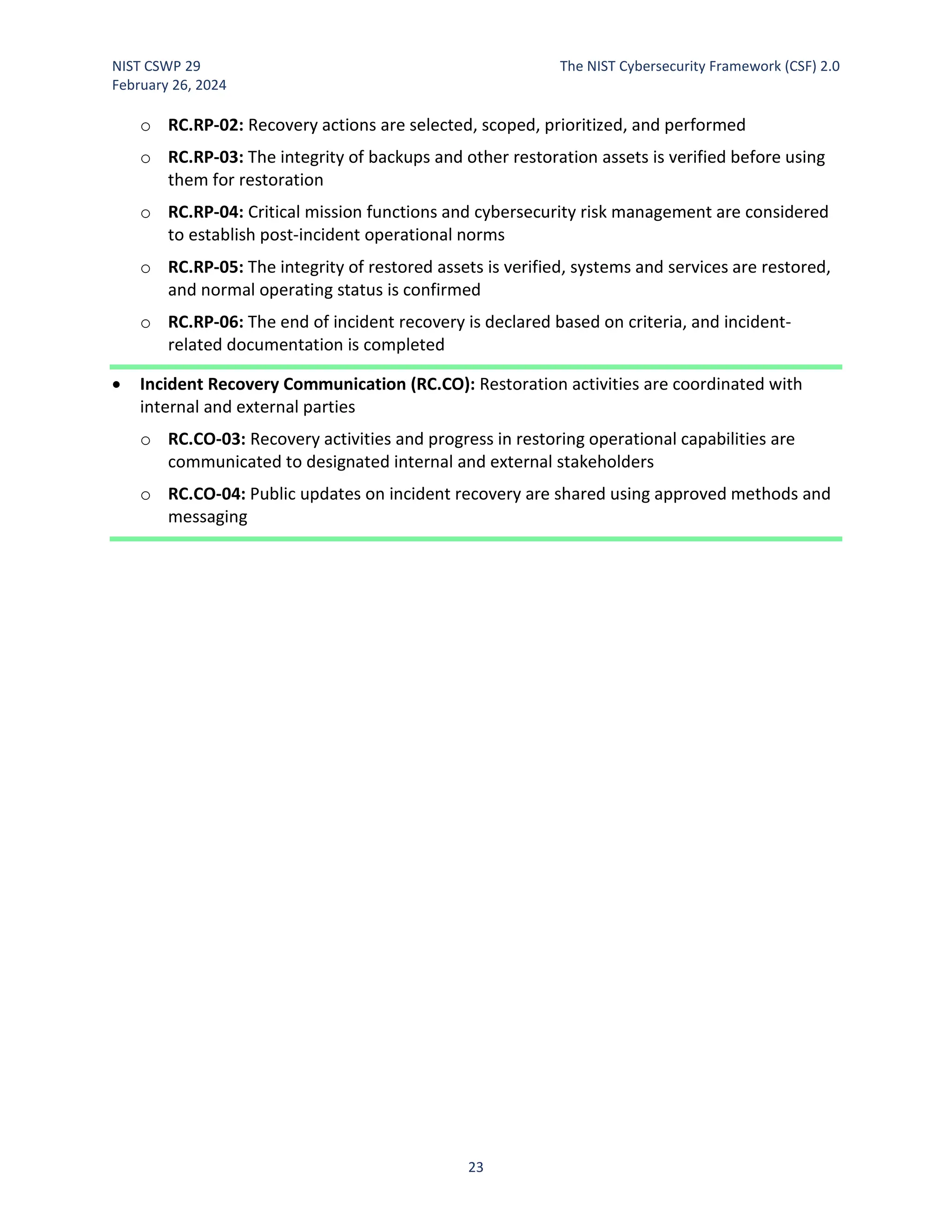 National Institute of Standards and Technology (NIST) Cybersecurity ...