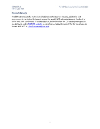 National Institute of Standards and Technology (NIST) Cybersecurity ...