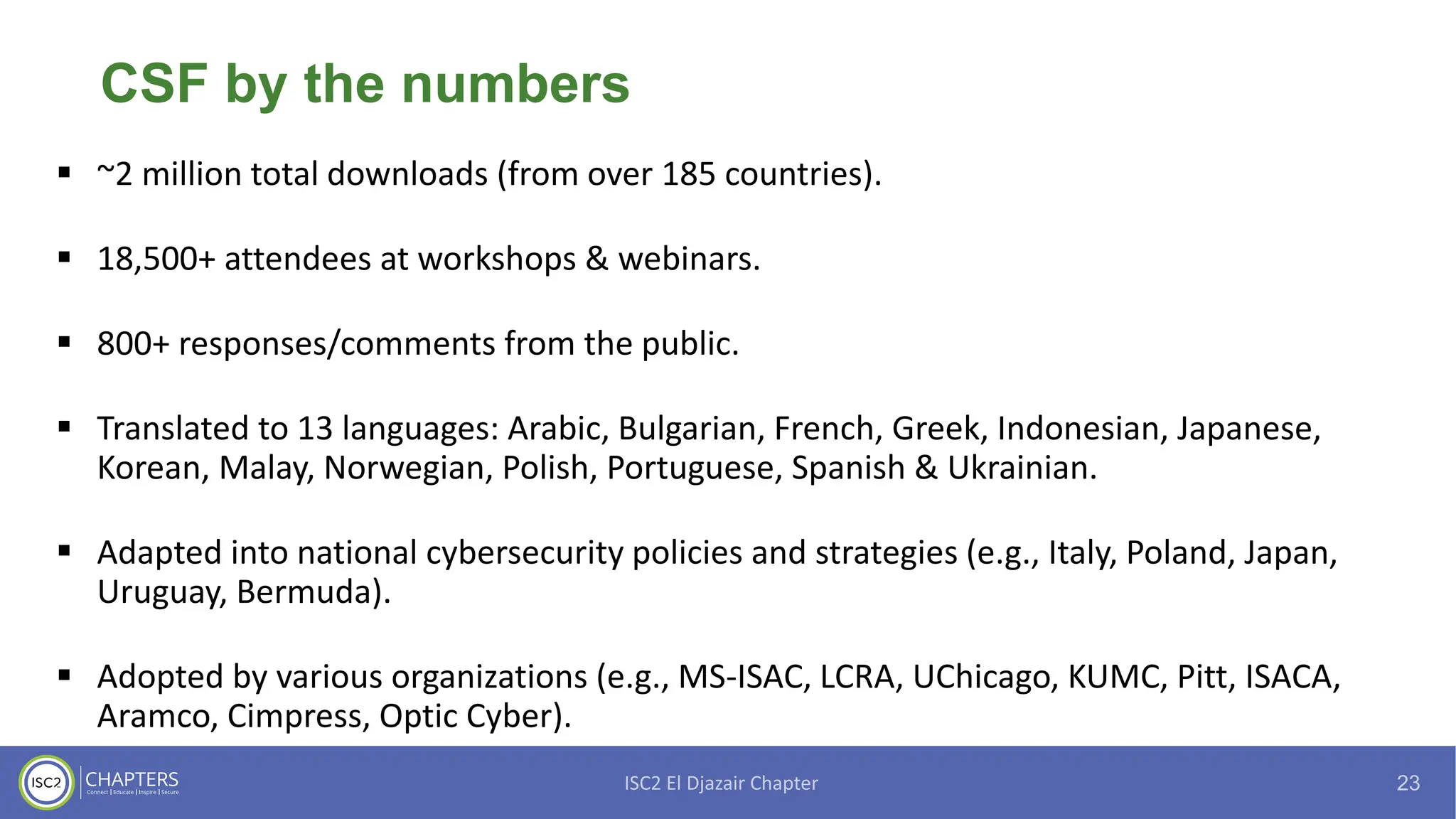 NIST Cybersecurity Framework (CSF) 2.0 Workshop | PDF