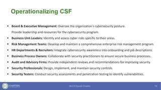 NIST Cybersecurity Framework (CSF) 2.0 Workshop | PDF