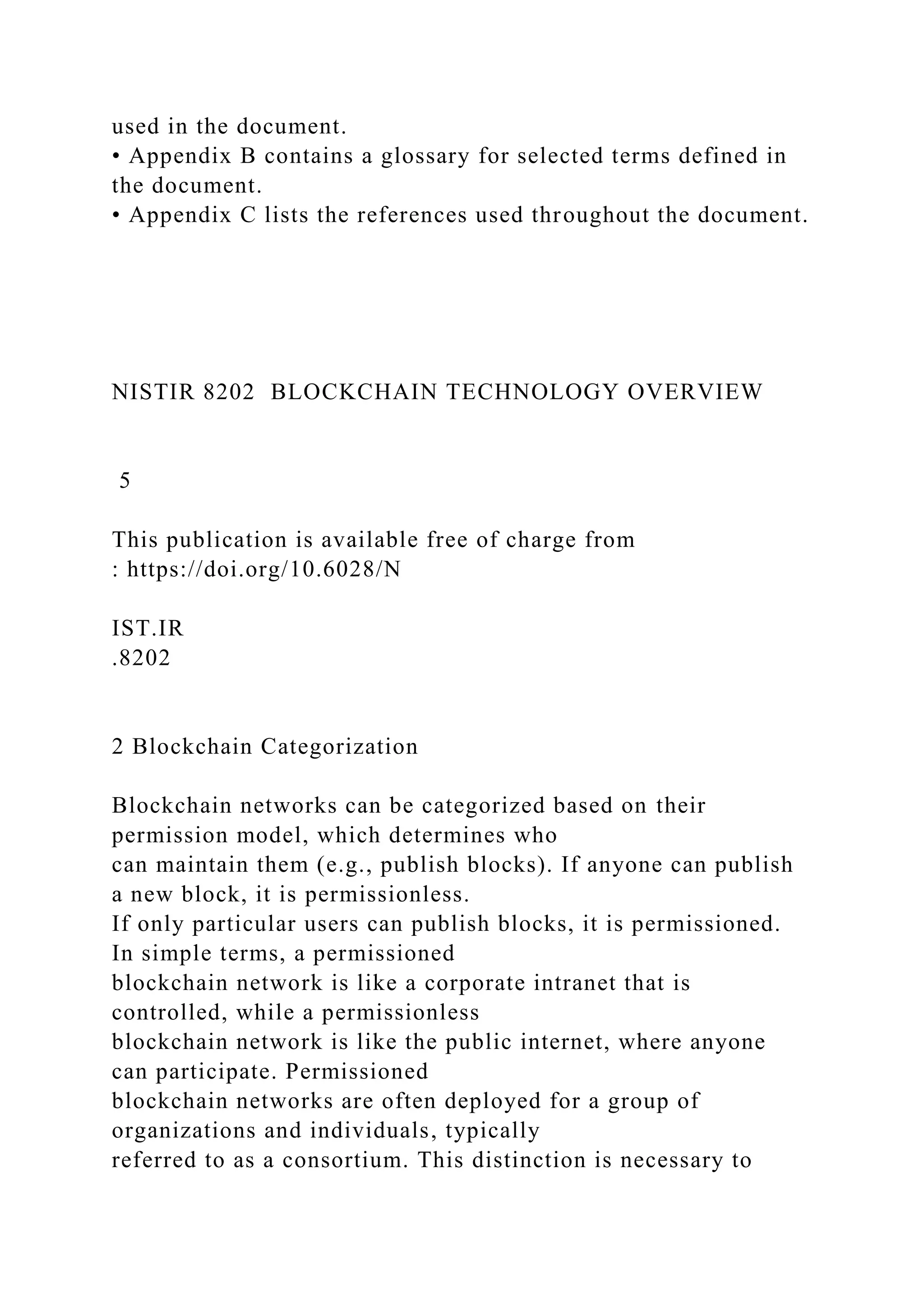 NISTIR 8202 Blockchain Technology Overview Dyla.docx