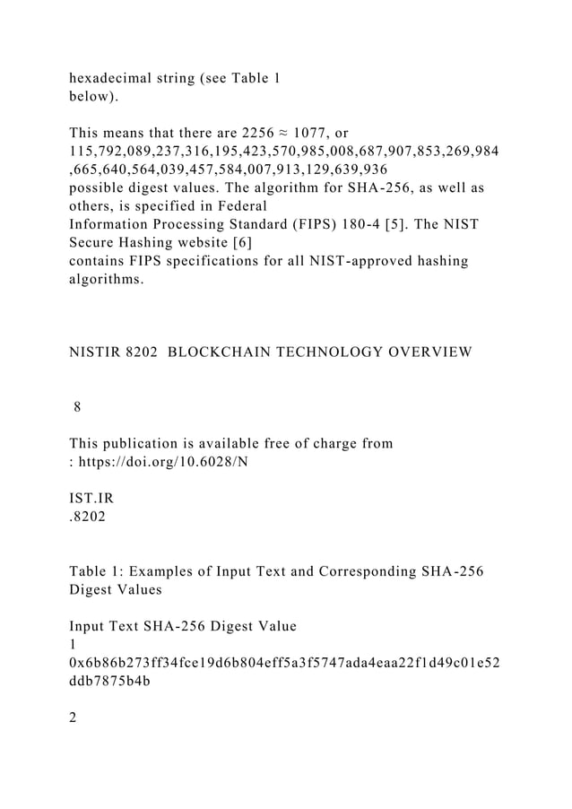 NISTIR 8202 Blockchain Technology Overview Dyla.docx