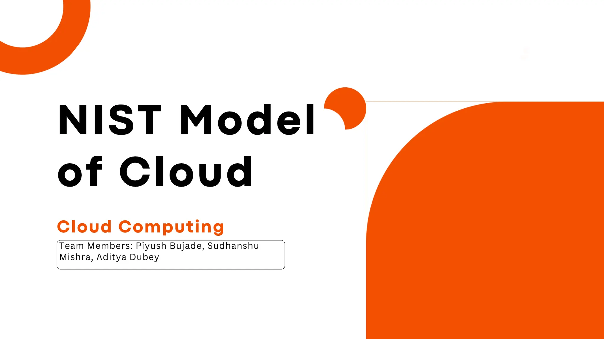 NIST Model of Cloud Computing by Piyush Bujade.pptx