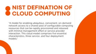 NIST Model of Cloud Computing by Piyush Bujade.pptx
