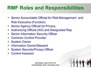 NIST Framework for Information System | PPT