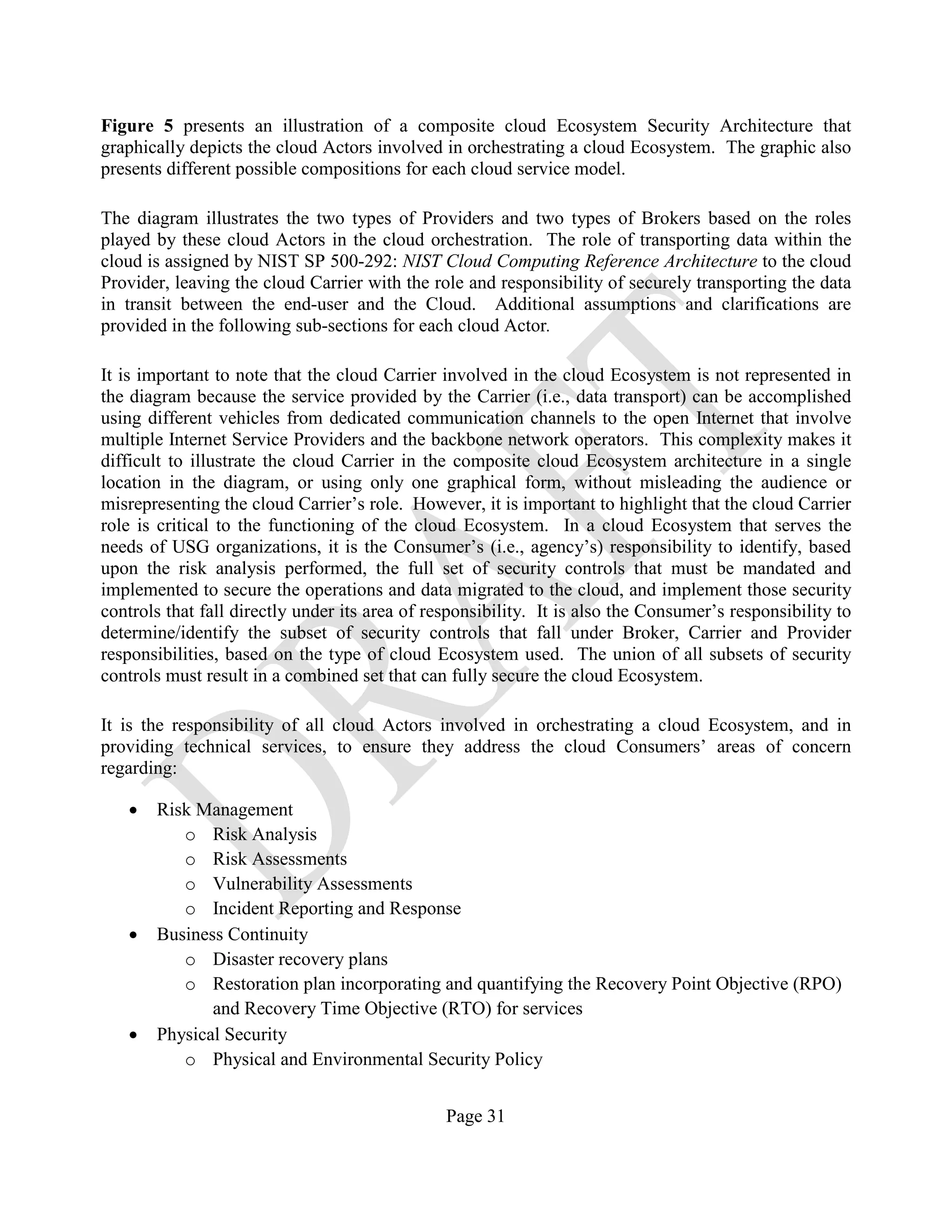 NIST Cloud Computing Security Reference Architecture 800-299 | PDF