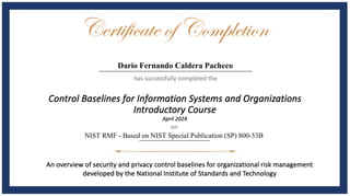 NIST SP 800-53B Control Baselines for Information Systems and ...