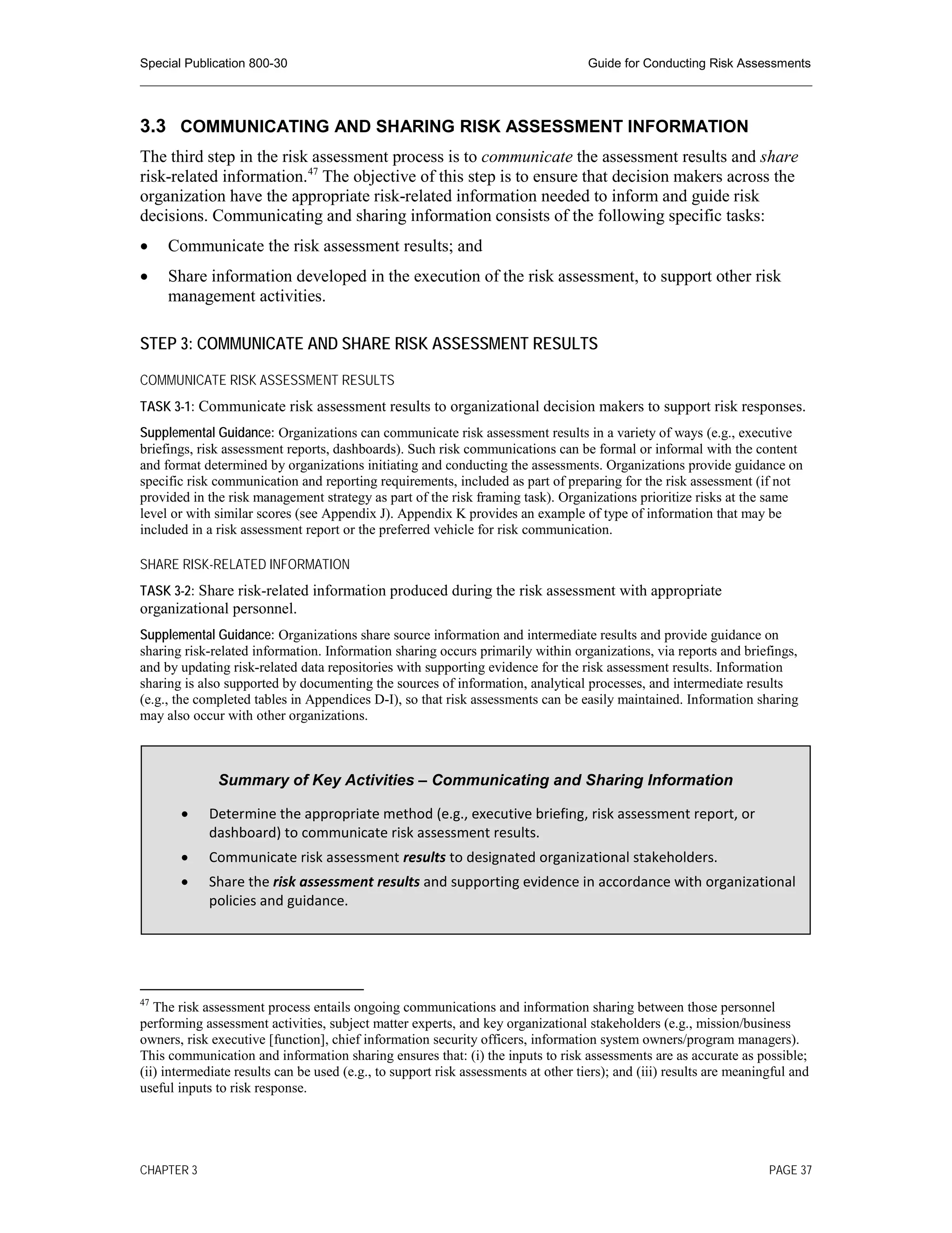 NIST Risk management Framework NIST 800-30, rev. 1 | PDF