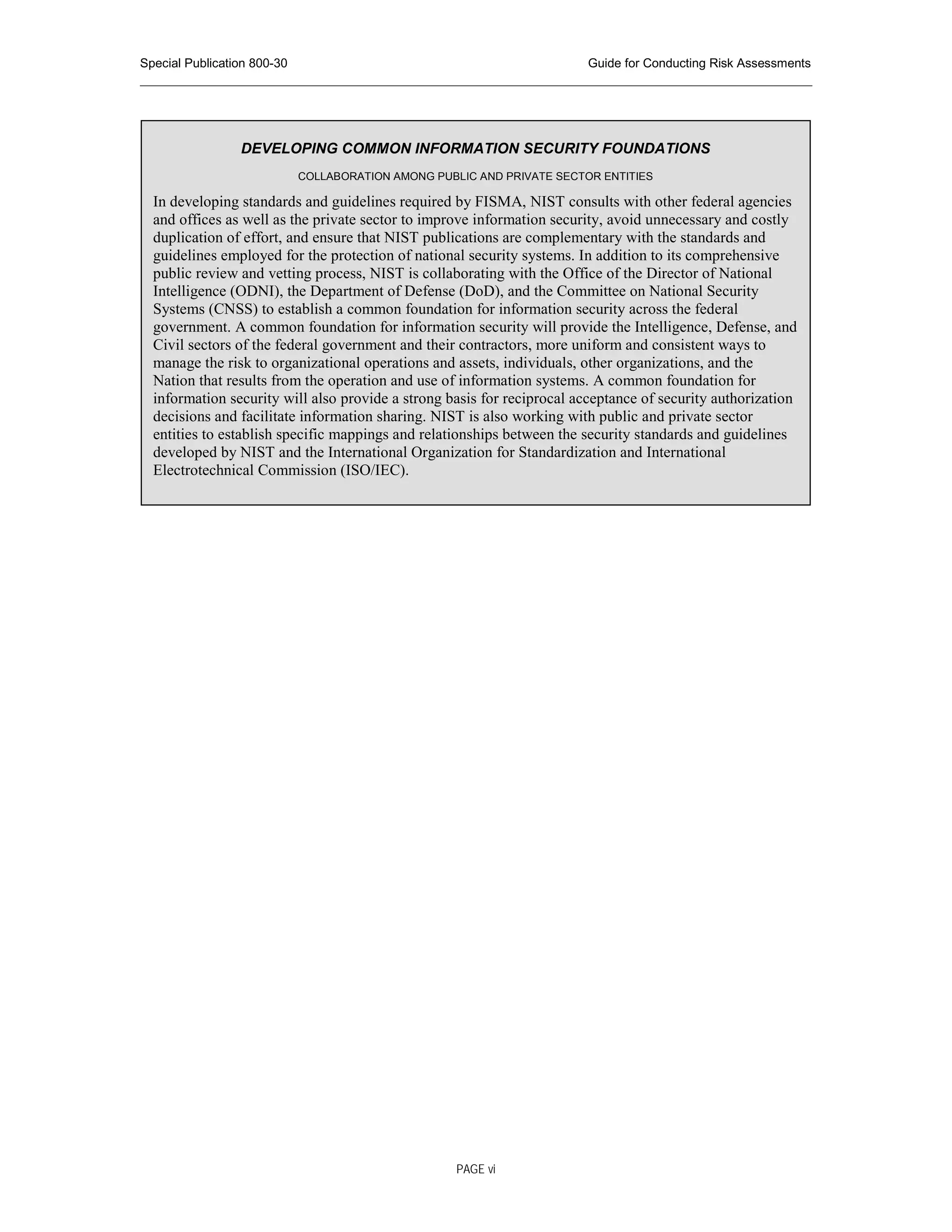 NIST Risk management Framework NIST 800-30, rev. 1 | PDF